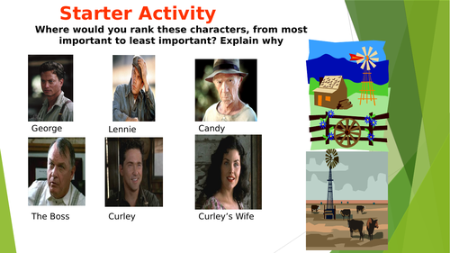 Of Mice and Men powerpoints | Teaching Resources