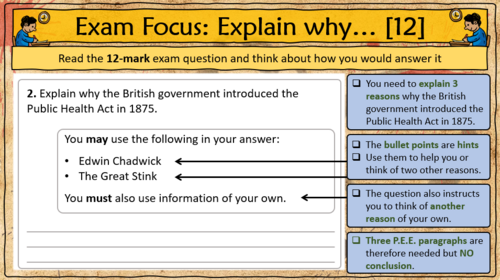 Public Health Act 1875 - Medicine in Britain - GCSE History Edexcel ...