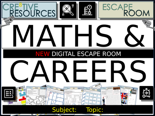 Maths and Careers Escape Room STEM | Teaching Resources