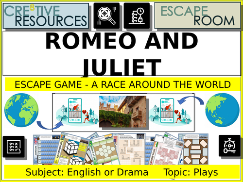 Romeo and Juliet Escape Room | Teaching Resources