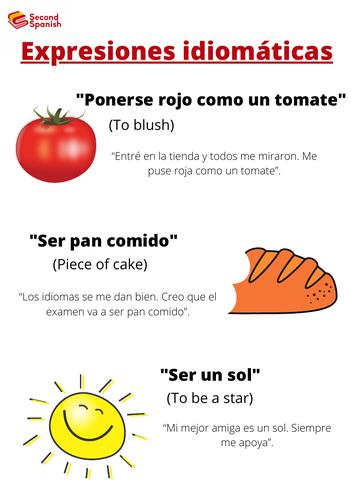 Spanish idioms (idiomatic expressions) posters | Teaching Resources