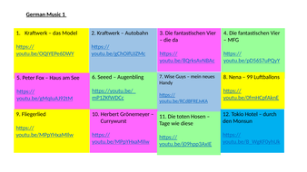 Deutsche Musik | Teaching Resources