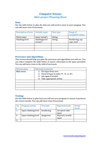 Python Java Programming Assessment 3 Mini Project Teaching Resources 8908