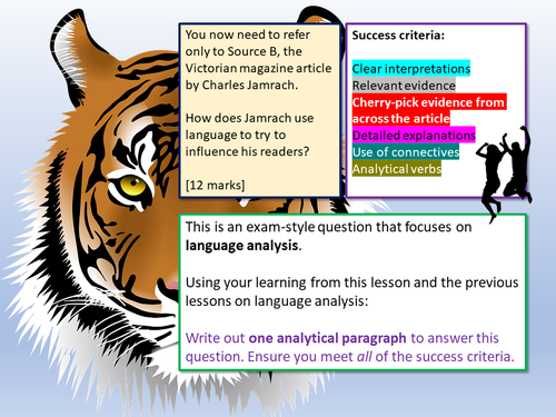 English Language Paper 2 Q3 | Teaching Resources