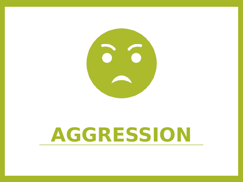 AQA A level PE - Aggression (Sport Psychology) | Teaching Resources AQA A level PE - Aggression (Sport Psychology) | Teaching Resources