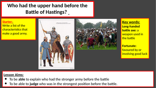 Battle of Hastings | Teaching Resources