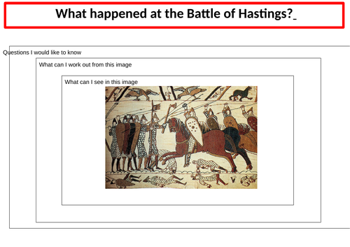 Battle of Hastings | Teaching Resources