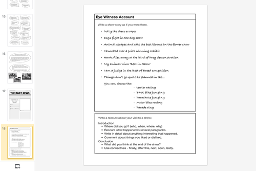 Organise A Village Fair: Digital Google Classroom Resource (7-12 years ...