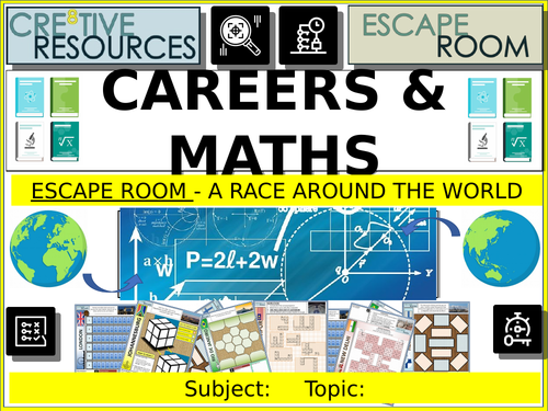Careers Maths Escape Room | Teaching Resources