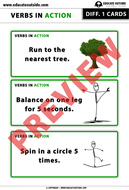 Verbs In Action: Parts of Speech Outdoor Activity | Teaching Resources