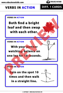 Verbs In Action: Parts of Speech Outdoor Activity | Teaching Resources