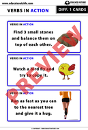 Verbs In Action: Parts of Speech Outdoor Activity | Teaching Resources