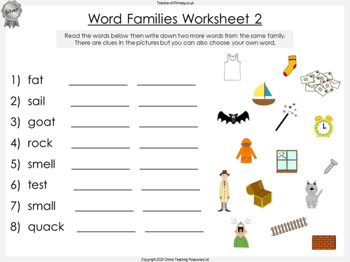 Word Families - KS1 | Teaching Resources