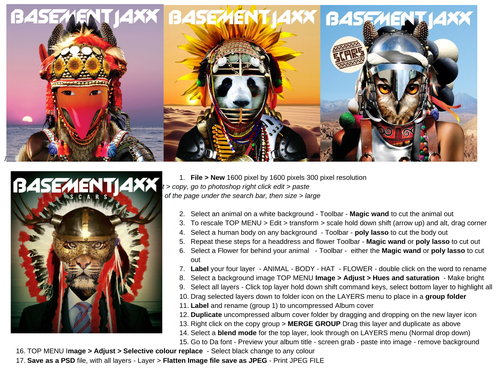 ALBUM COVER | GRAPHIC DESIGN | Design & Making Skills | 4 Lesson Mini ...