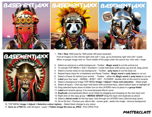 ALBUM COVER | GRAPHIC DESIGN | Design & Making Skills | 4 Lesson Mini ...
