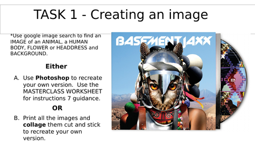 ALBUM COVER | GRAPHIC DESIGN | Design & Making Skills | 4 Lesson Mini ...