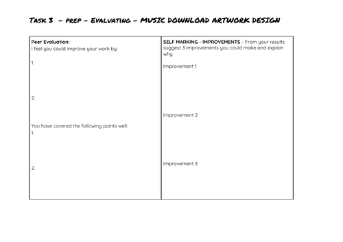 ALBUM COVER | GRAPHIC DESIGN | Evaluation Skills | 4 Lesson Mini ...