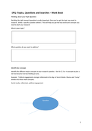 EPQ: Topic Sources, Searches and Referencing | Teaching Resources