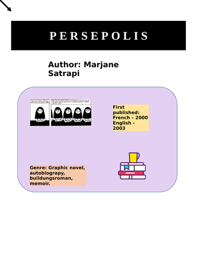 Persepolis Book One - Entire SoW and resources for independent analysis ...