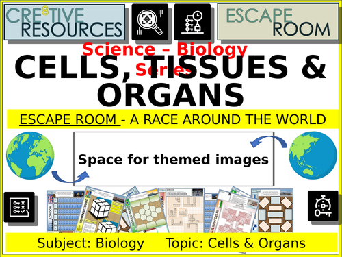 Cells Tissues Organs - Science Escape Room | Teaching Resources