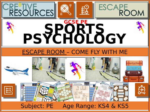 Sports Psychology PE Escape Room | Teaching Resources