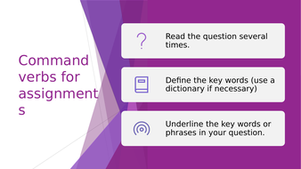 Basic command verbs lesson - Aimed at Level 2 | Teaching Resources