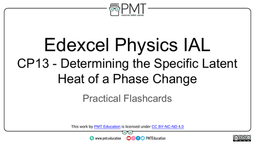 Edexcel IAL Physics Practical Flashcards | Teaching Resources Edexcel IAL Physics Practical Flashcards | Teaching Resources