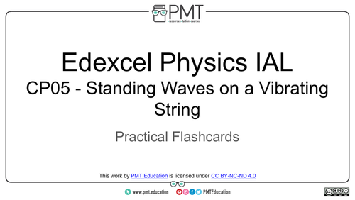 Edexcel IAL Physics Practical Flashcards | Teaching Resources Edexcel IAL Physics Practical Flashcards | Teaching Resources