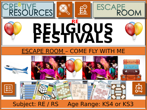 Religious Festivals Escape Room | Teaching Resources