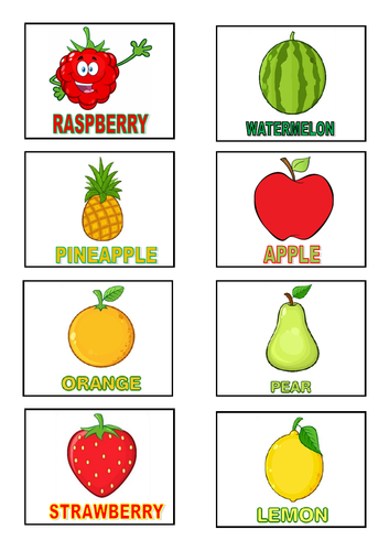 Fresh Fruit Initial Sound and Word Work | Teaching Resources