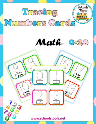 Tracing Numbers Cards 0-20 | Teaching Resources