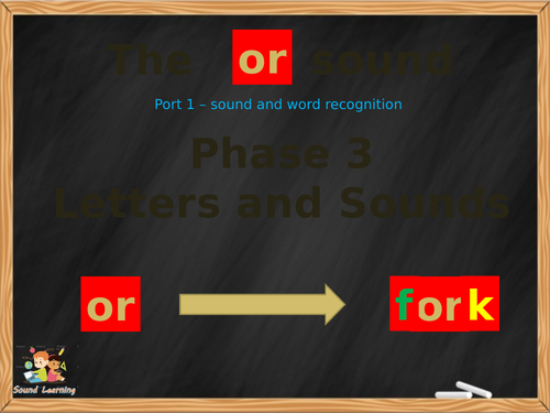 OR digraph a set of three PowerPoints | Teaching Resources