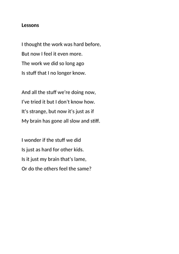 Poems for Children of the Coronavirus Era | Teaching Resources