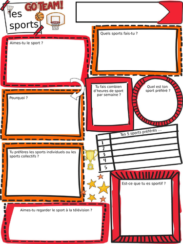 Les Sports Q&A Worksheet | Teaching Resources