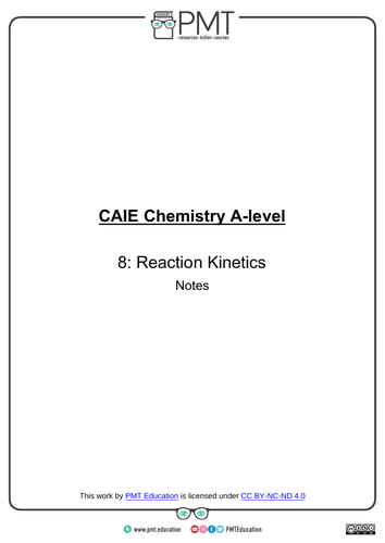 CAIE A-level Chemistry Detailed Notes | Teaching Resources