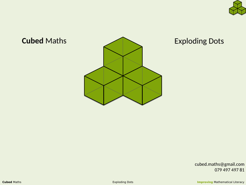12a Exploding Dots (ppt) | Teaching Resources