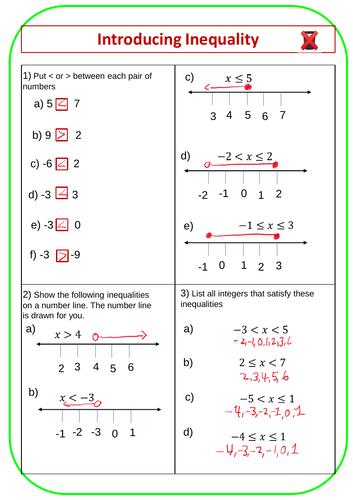 Introducing inequalities | Teaching Resources