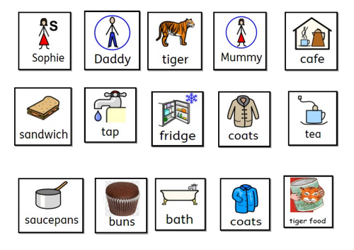 The tiger who came to tea: story and activities widgit symbolised ...