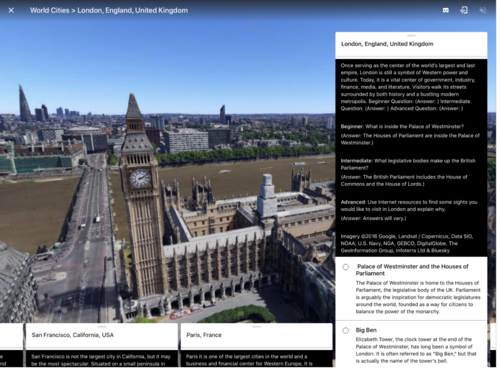 WORLD CITIES (Google Expeditions): Virtual Trip and Scavenger Hunt ...