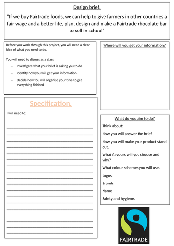 Fair trade scheme of work. | Teaching Resources