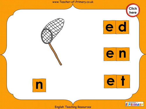 Making Words - 'ed', 'en' and 'et' | Teaching Resources