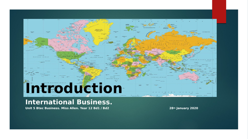 International business bundle | Teaching Resources