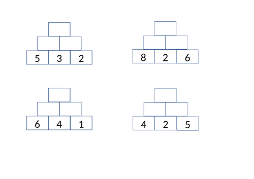 Number Pyramid - addition | Teaching Resources
