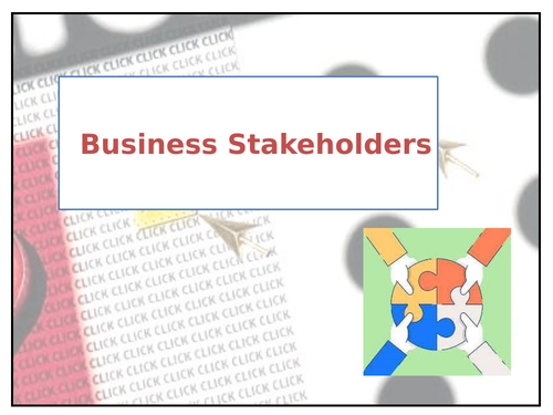 Business Stakeholders | Teaching Resources
