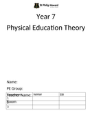 KS3 PE Theory Booklet | Teaching Resources