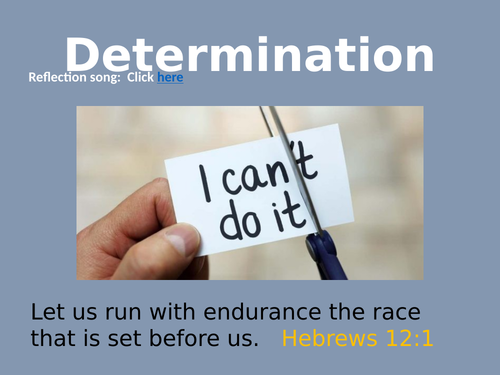 Determination - Collective Worship | Teaching Resources