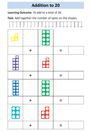 Functional Skills Maths - Entry Level 1 - Addition to 20 | Teaching ...