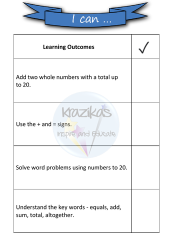 Functional Skills Maths - Entry Level 1 - Addition to 20 | Teaching ...
