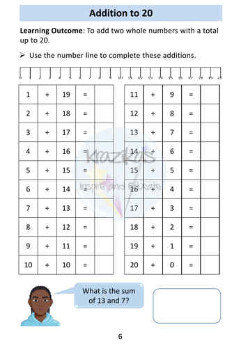 Functional Skills Maths - Entry Level 1 - Addition to 20 | Teaching ...