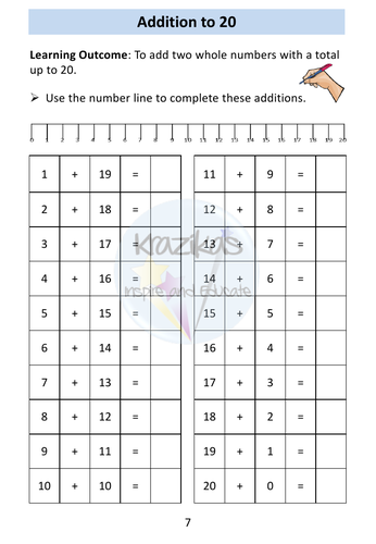 Functional Skills Maths - Entry Level 1 - Addition to 20 | Teaching ...